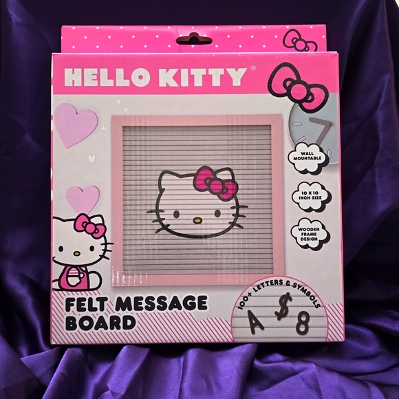 Hello Kitty | Office | Hello Kitty Felt Message Board | Poshmark